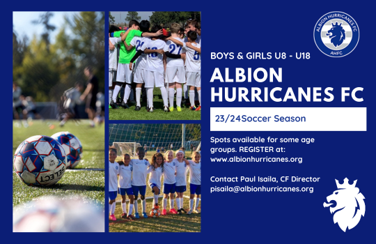 Albion Hurricanes FC Competitive Soccer